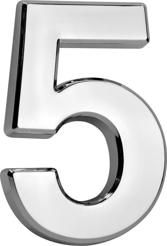 MagicHome Domovní číslo 5 samolepící 70 x 100 mm od 30 Kč - Zbozi.cz