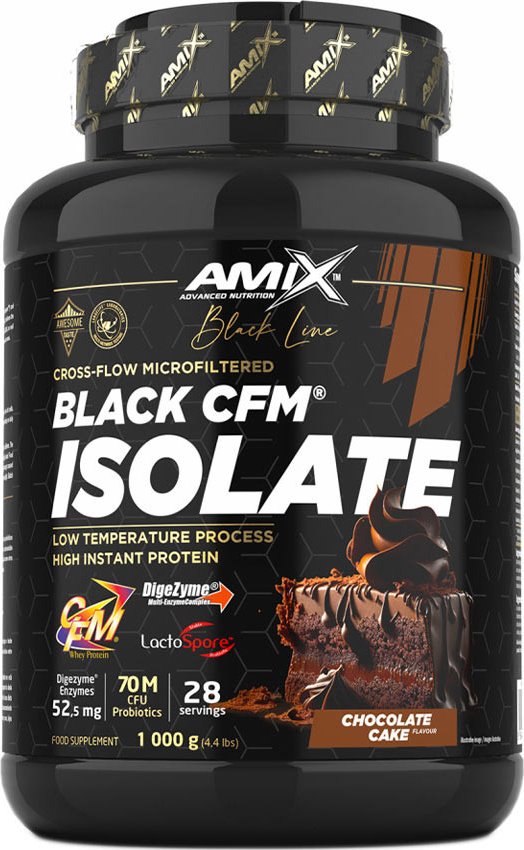 Amix Black Line CFM Isolate 1000 g, čokoládový dort od 929 Kč - Zbozi.cz