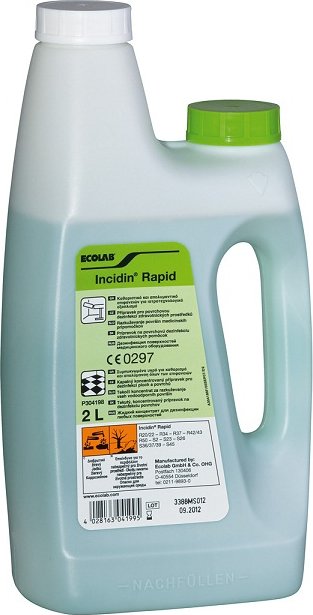 Ecolab Incidin Rapid dezinfekce 2 l - Zbozi.cz