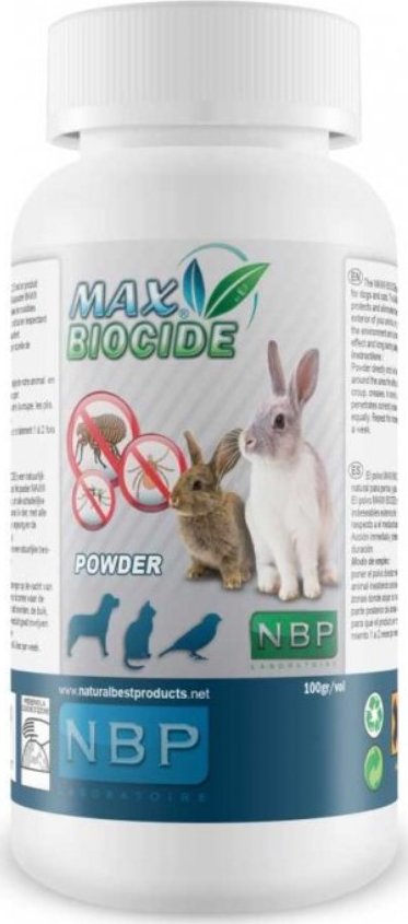 NBP Laboratoire Max Biocide Powder repelentní pudr pro králíky 100 g od ...