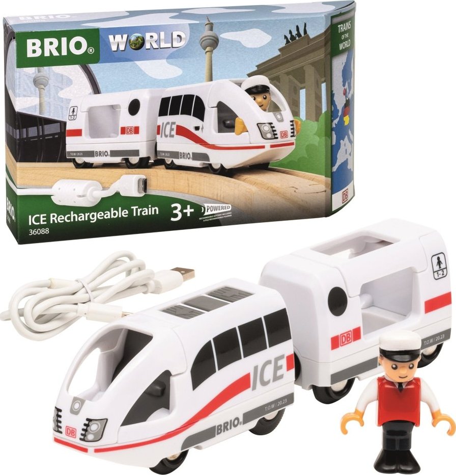 Brio Trains Of The World ICE dobíjecí vlak na baterie 36088 od 824 Kč ...