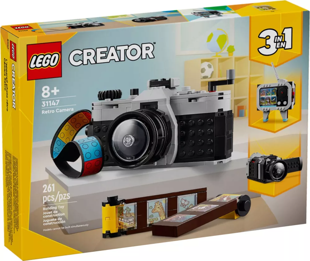 LEGO Creator 3v1 31147 retro fotoaparát od 282 Kč - Zbozi.cz