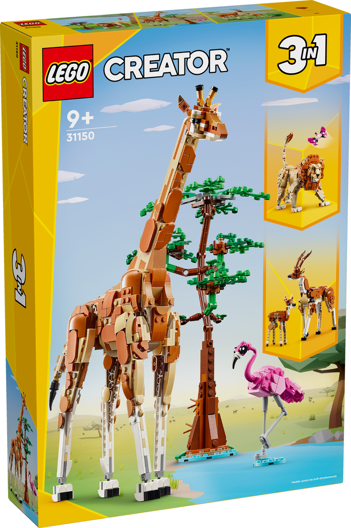 LEGO Creator 3v1 31150 Divoká zvířata ze safari od 1 063 Kč - Zbozi.cz