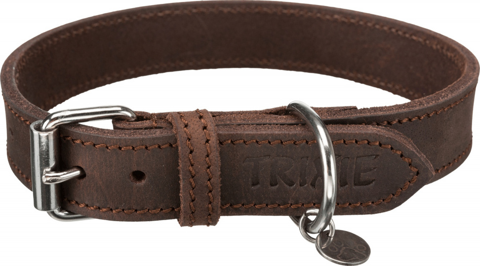Trixie Rustic kožený obojek tmavě hnědý 37-44 cm/2,5 cm od 183 Kč ...