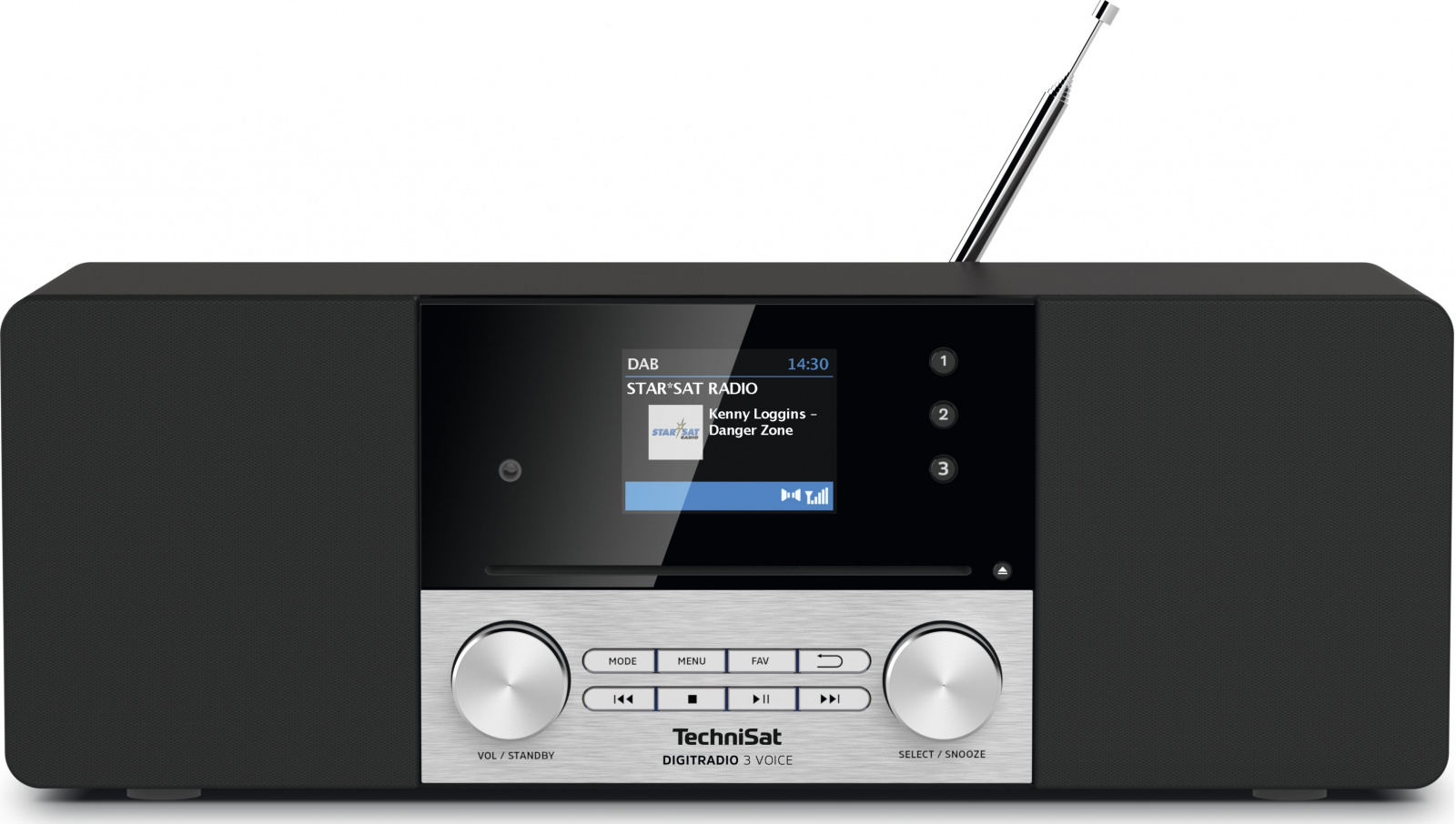 Technisat DigitRadio 3 Voice černý/stříbrný od 5 242 Kč - Zbozi.cz