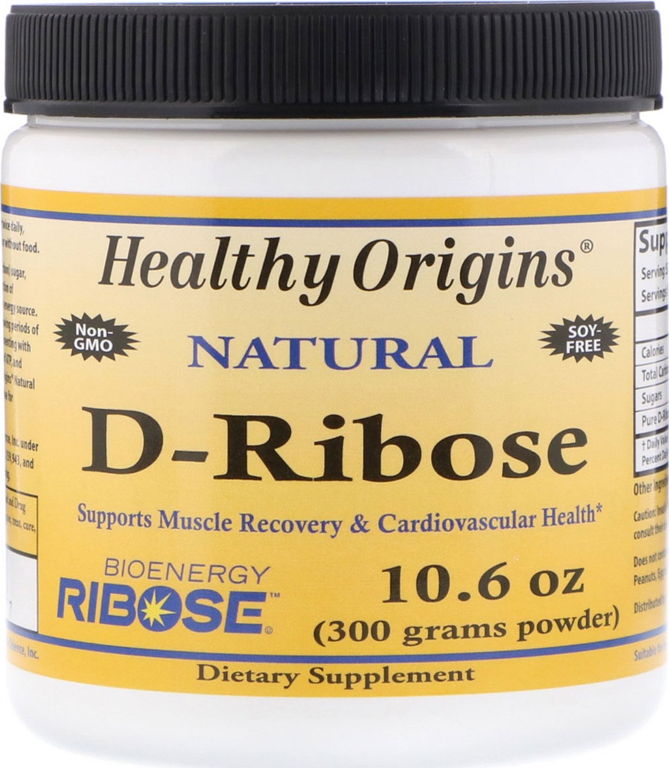 Healthy Origins Natural D-Ribose 300 g - Zbozi.cz