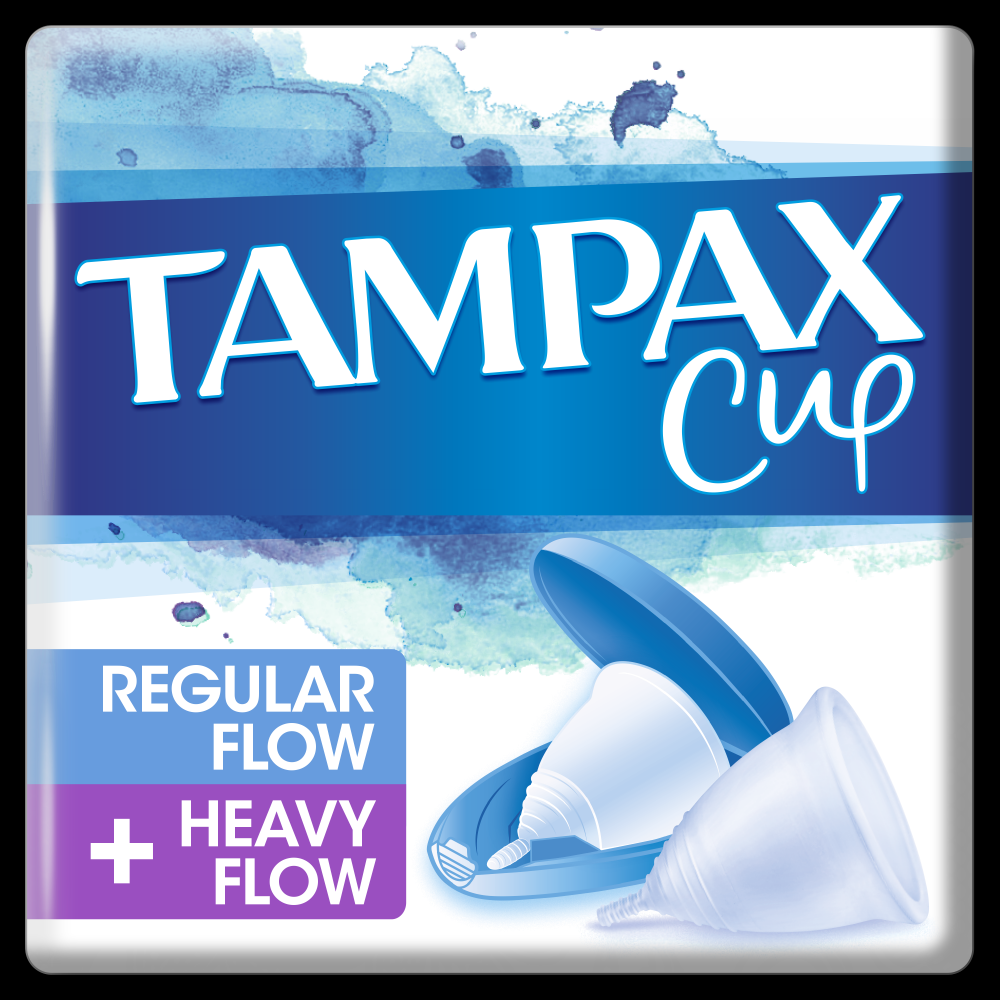 Tampax Multipack Normal Flow menstruační kalíšek + Heavy Flow 2 ks ...