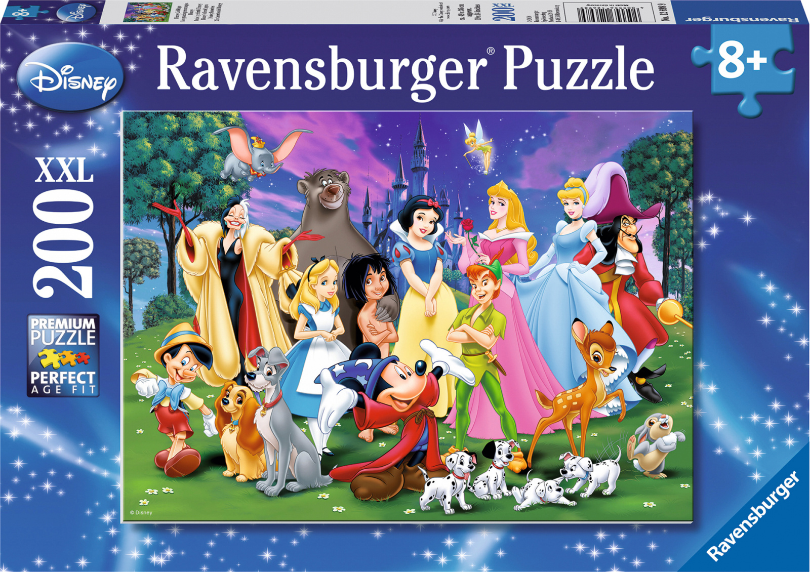 Ravensburger Pohádkové Disney postavy XXL 200 dílků od 241 Kč - Zbozi.cz