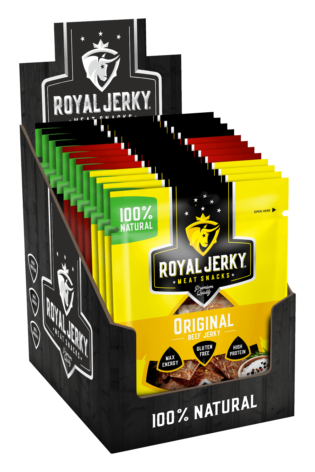 Royal Jerky Mix hovězích příchutí 12x 22 g - Zbozi.cz