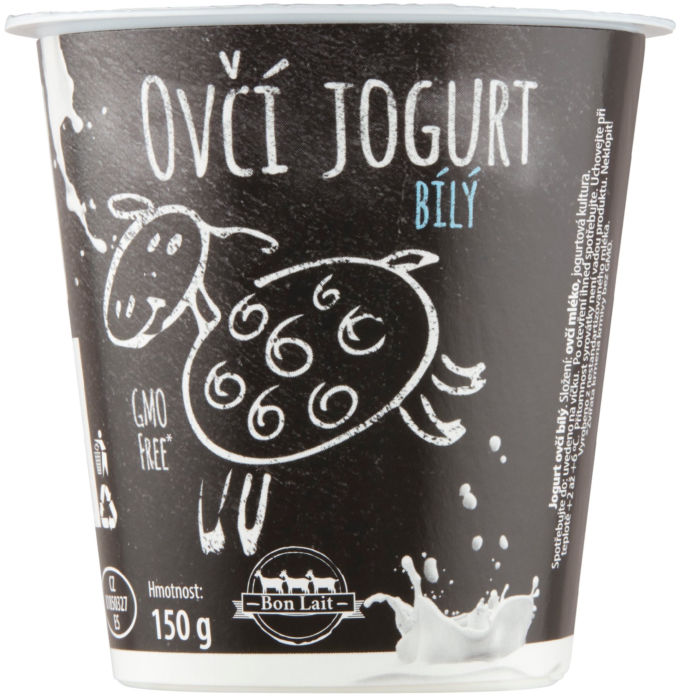 Bon Lait Ovčí bílý jogurt 150 g - Zbozi.cz