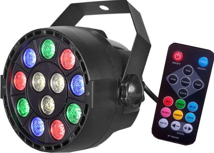 Hadex Disco DJ světlo RGB 12x LED od 399 Kč - Zbozi.cz