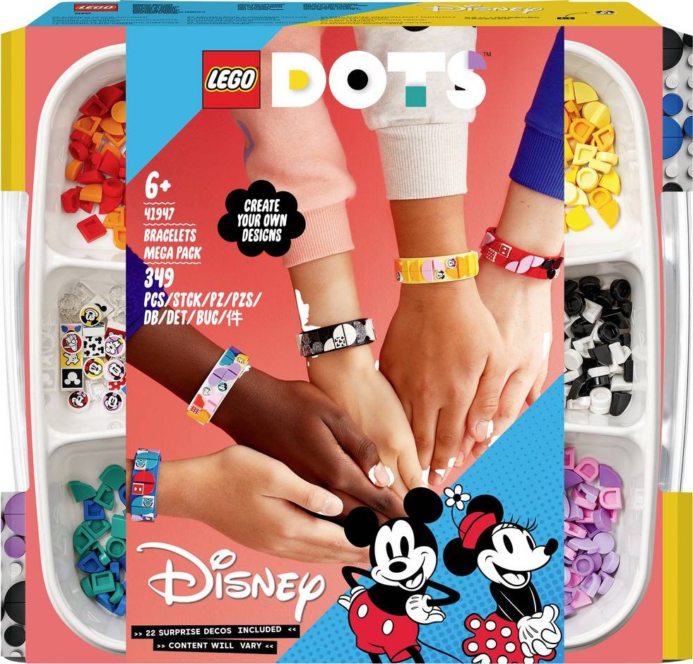 LEGO Dots 41947 Mega balení náramků Mickey a přátelé od 1 012 Kč - Zbozi.cz