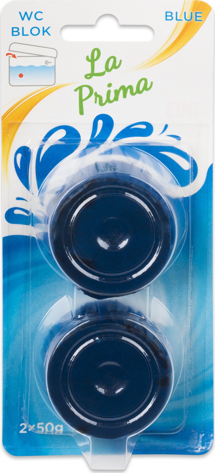 La Prima Tablety do WC nádržky 2x 50 g modré od 28 Kč - Zbozi.cz