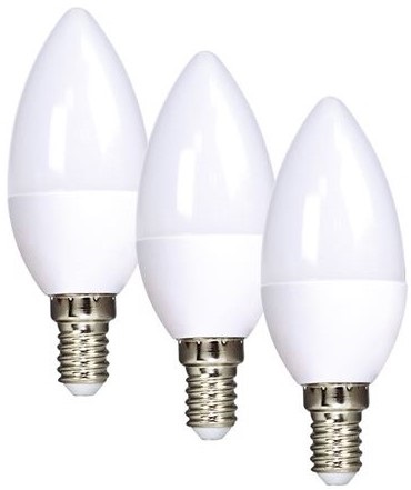 Solight Ecolux E14 6W 230V 450lm 3000K 3 ks od 63 Kč - Zbozi.cz