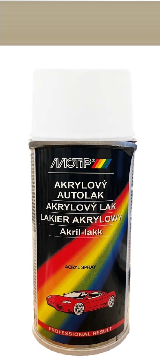 Motip Škoda akrylový sprej autolak 150 ml 9201 béžová Sahara metalíza ...