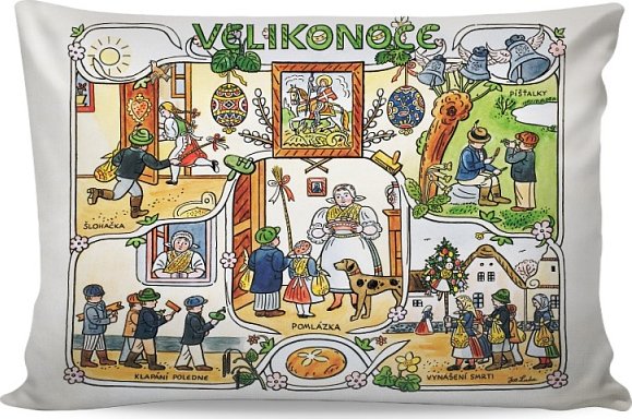 Matějovský Josef Lada povlak na polštářek 33 x 50 cm velikonoce od 265 ...