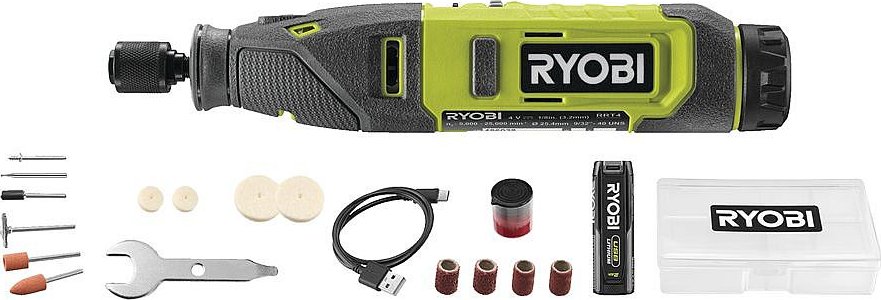 Ryobi RRT4-120GA15 1x 2,0 Ah + nabíječka + příslušenství 15 ks od 1 648 ...