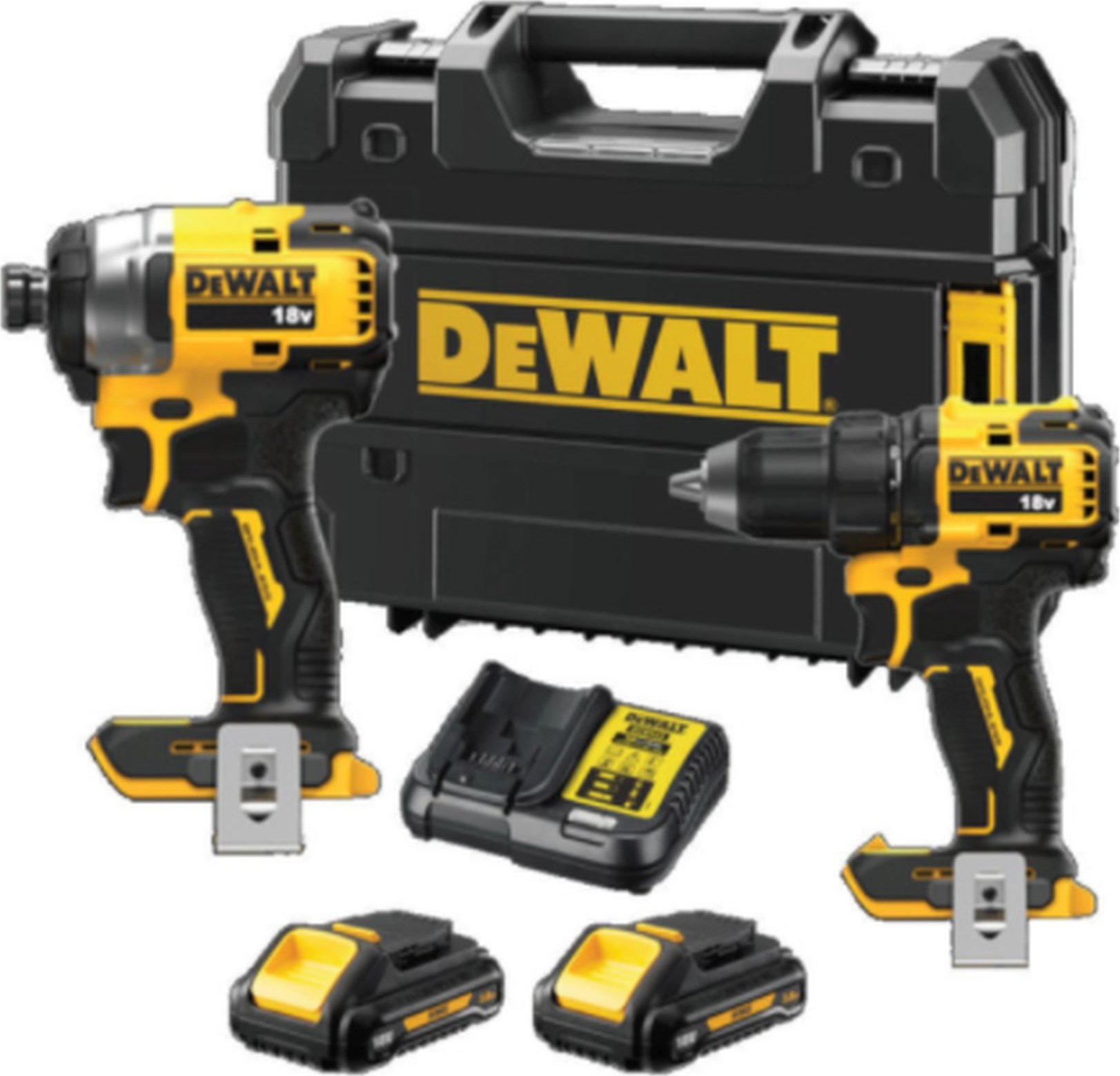 DeWALT Kombo DCK2062P2T-QW 2x 5,0Ah + nabíječka + kufr - Zbozi.cz
