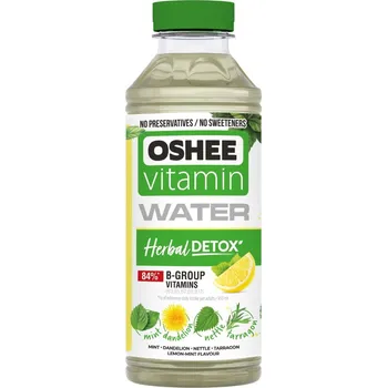 Oshee Vitamin Water Detox & Herbal estragon/máta/pampeliška/kopřiva 555 ...