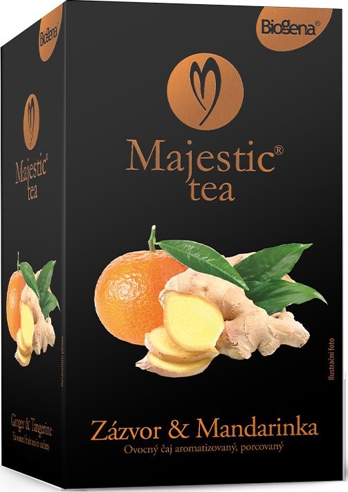 Biogena Majestic Tea zázvor/mandarinka 20x 2,5 g od 66 Kč - Zbozi.cz
