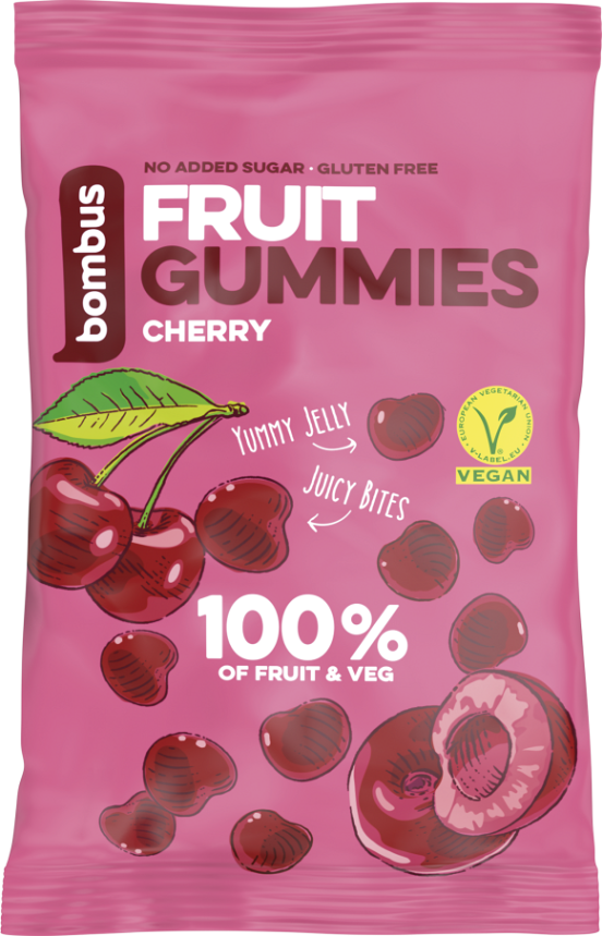 Bombus Fruit Gummies Cherry 35 g od 24 Kč - Zbozi.cz