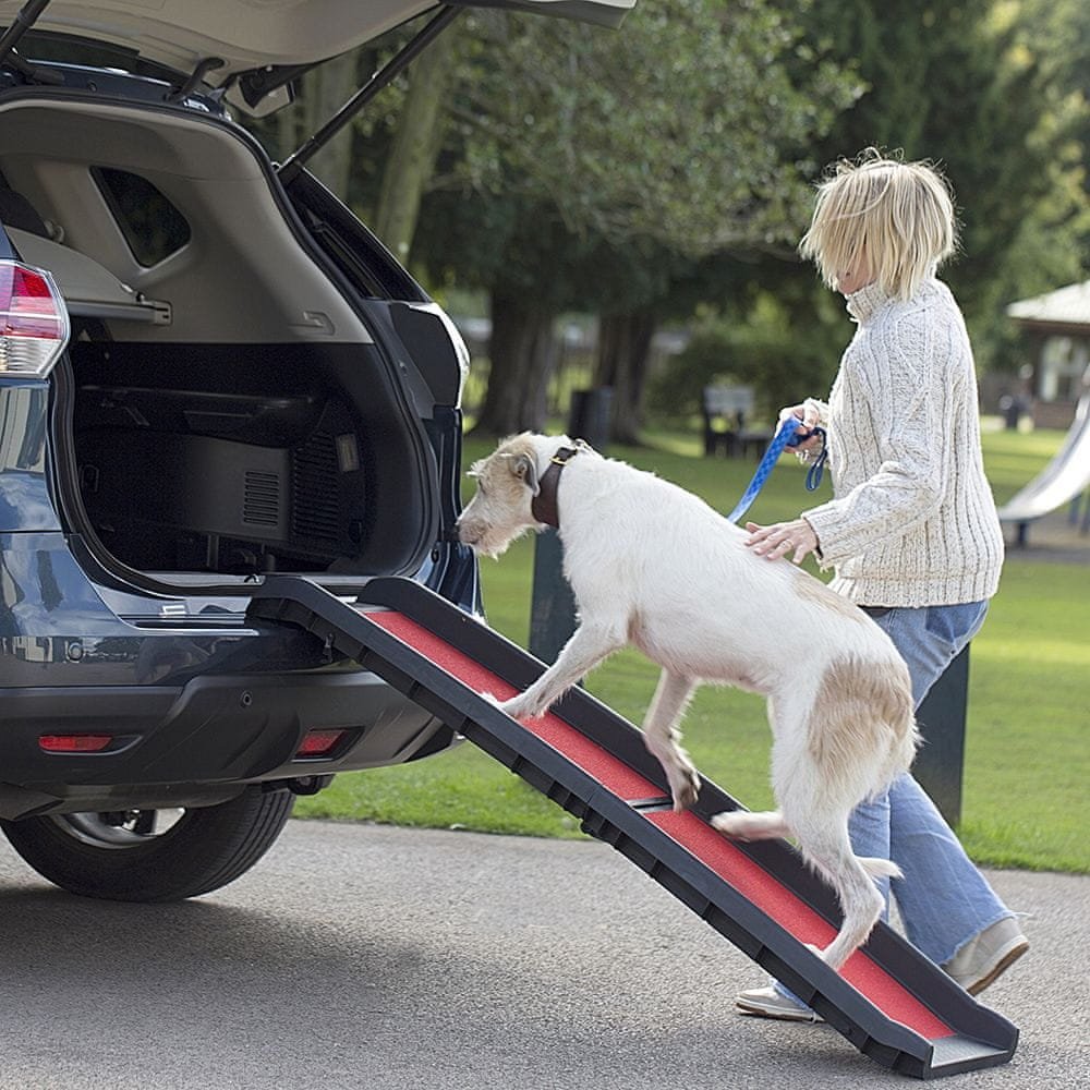 Henry Wag Skládací rampa pro psy do auta 155 x 40 cm červená/černá od 2 656 Kč - Zbozi.cz