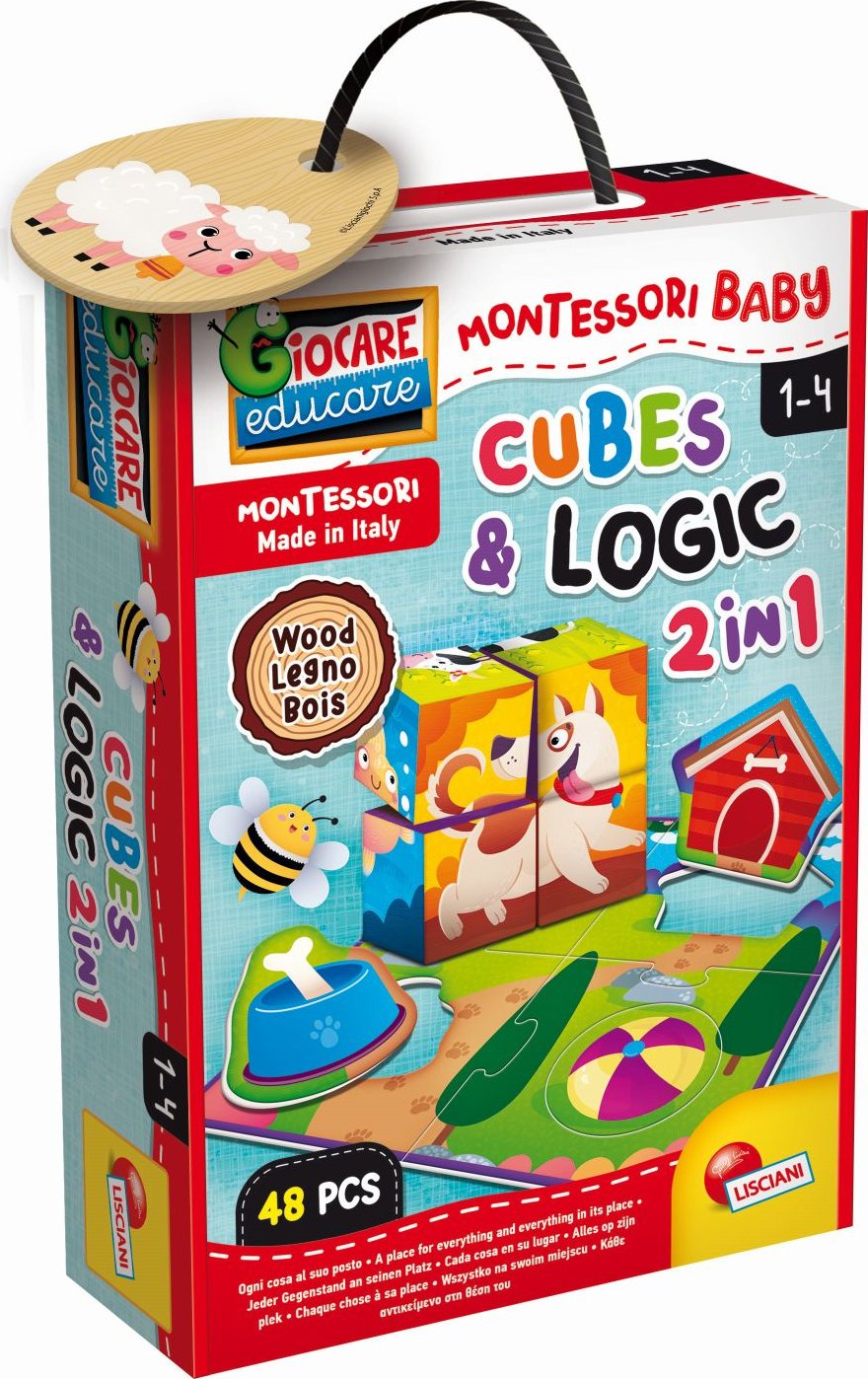 Lisciani Montessori dřevěné kostky 48 ks od 292 Kč - Zbozi.cz