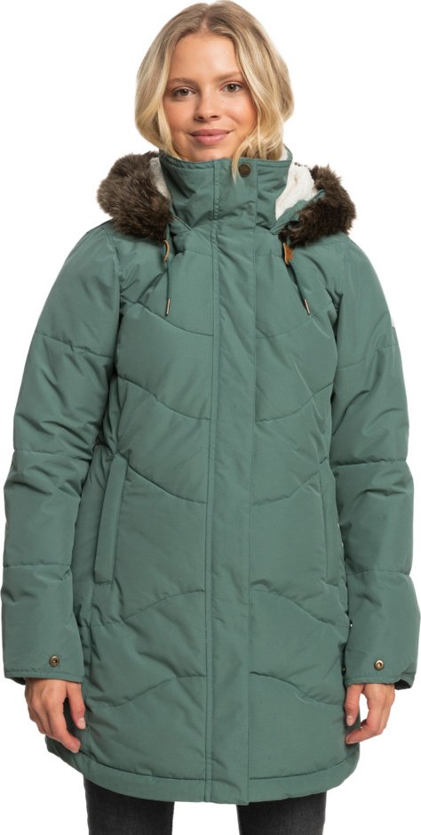 ROXY Ellie Longline Winter Jacket Dark Forest, S od 3 209 Kč - Zbozi.cz