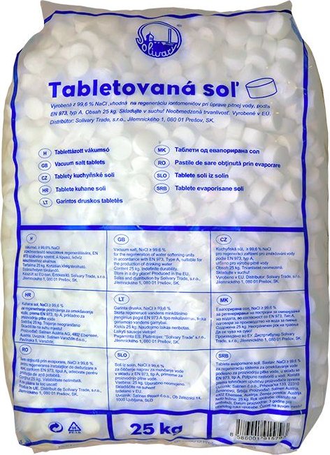 Salinen Austria AG Solivary tabletová regenerační sůl 25 kg od 248 Kč ...