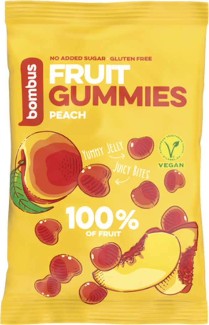 Bombus Fruit Gummies Peach 35 g od 22 Kč - Zbozi.cz