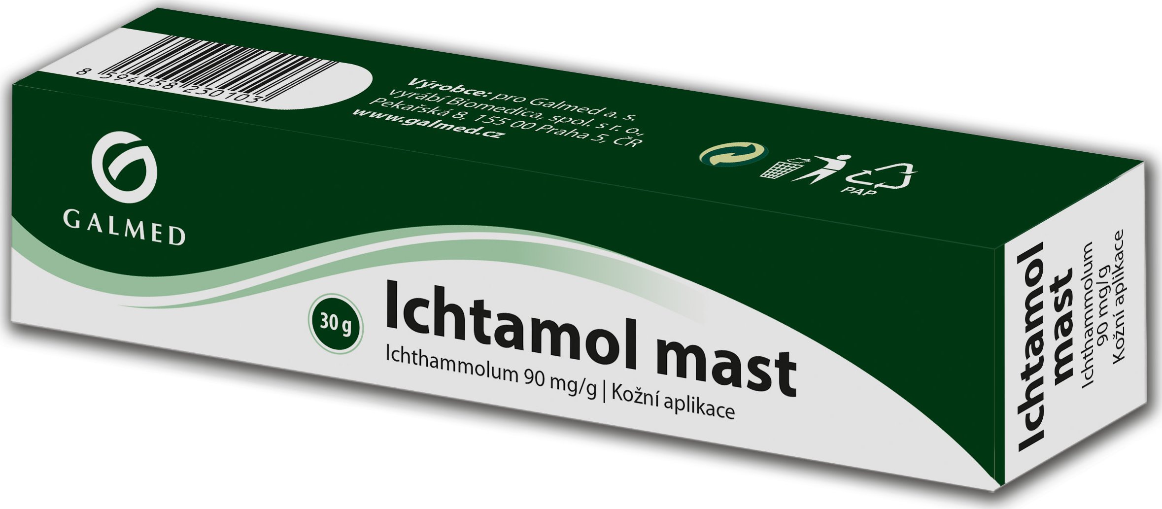 Galmed Ichtamol mast 30 g od 82 Kč - Zbozi.cz