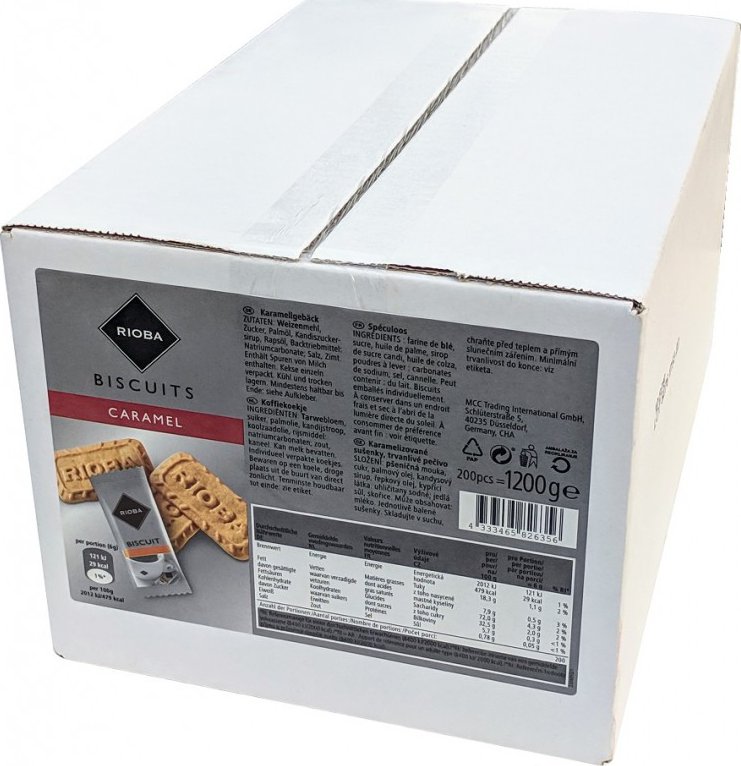 Rioba Karamelové sušenky 200 x 6 g od 255 Kč - Zbozi.cz