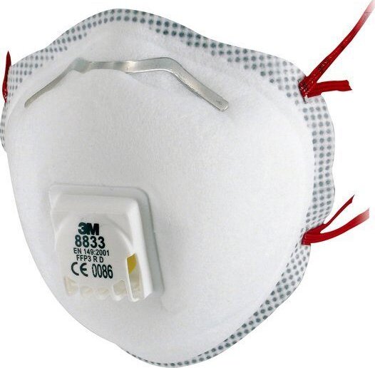 3M 8833 respirátor FFP3 1 ks od 116 Kč - Zbozi.cz