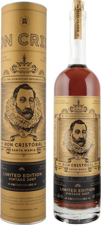 Ron Cristóbal Santa Maria Vintage 2007 46 % 0,7 l od 1 725 Kč - Zbozi.cz