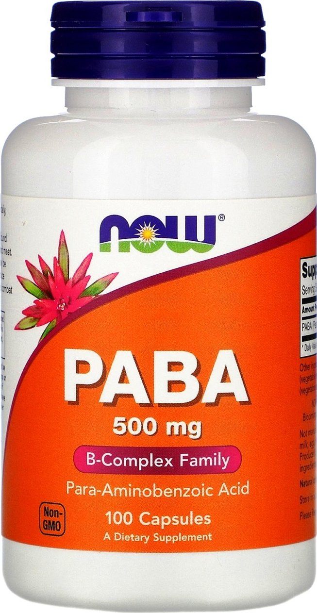 Now Foods PABA 500 mg 100 cps. od 219 Kč - Zbozi.cz