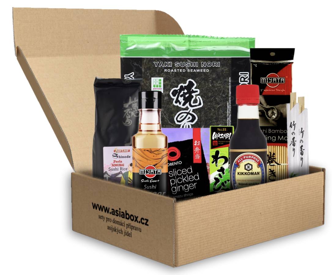 AsiaBox Silver dárkový set na přípravu sushi od 680 Kč - Zbozi.cz