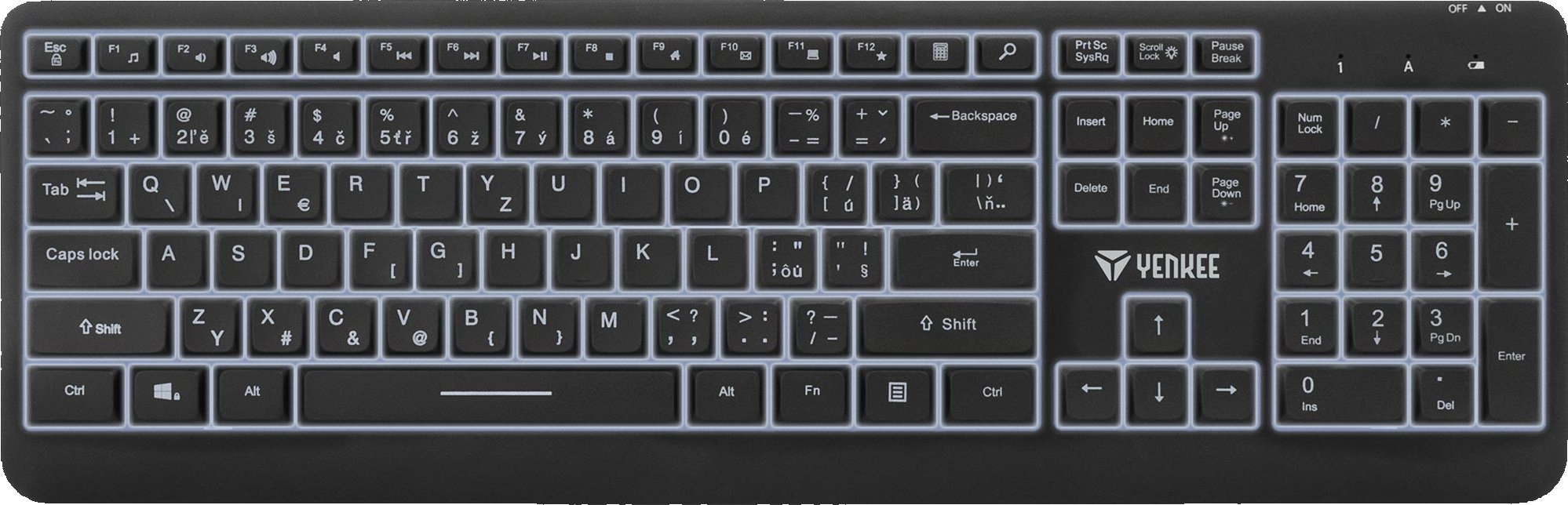 YENKEE YKB 2025CS WL SPLENDOR černá - Zbozi.cz