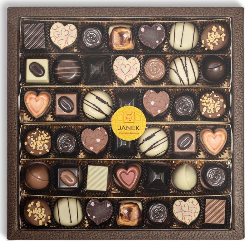 Čokoládovna Janek Krabička s pralinkami a lanýži 435 g od 1 319 Kč ...
