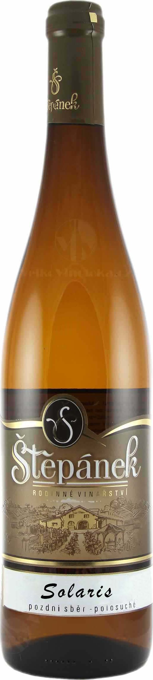 Vinařství Štěpánek Solaris 2021 pozdní sběr 0,75 l - Zbozi.cz
