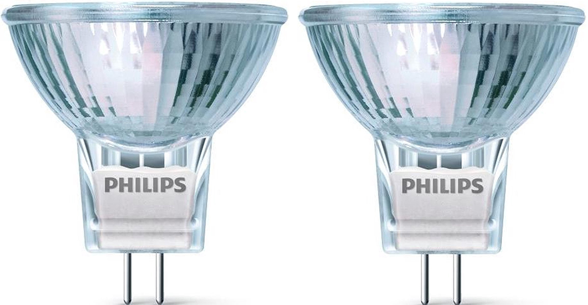 Philips Halogen Spot GU4 20W 12V 205lm 3000K 2 ks - Zbozi.cz