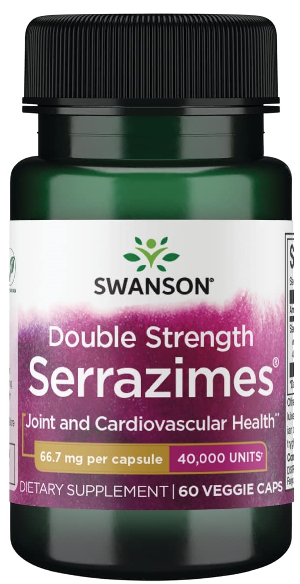 Swanson Double Strenght Serrazimes 66,7 mg 60 cps. - Zbozi.cz
