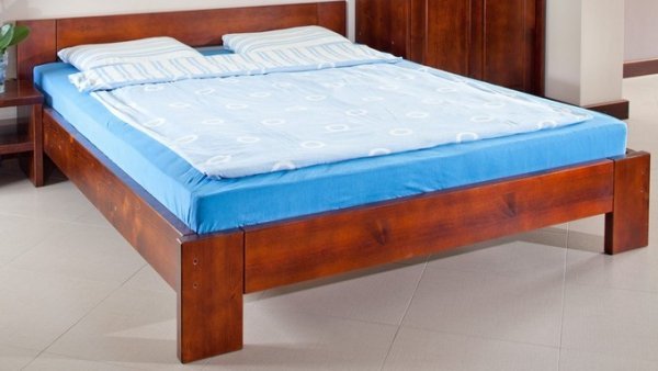 Postel Káťa bronz 180 x 200 cm masiv borovice - Zbozi.cz