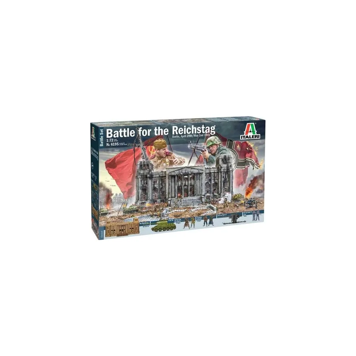 Foto Plastikový model Italeri Battle for the Reichstag 1:72 - Zbozi.cz