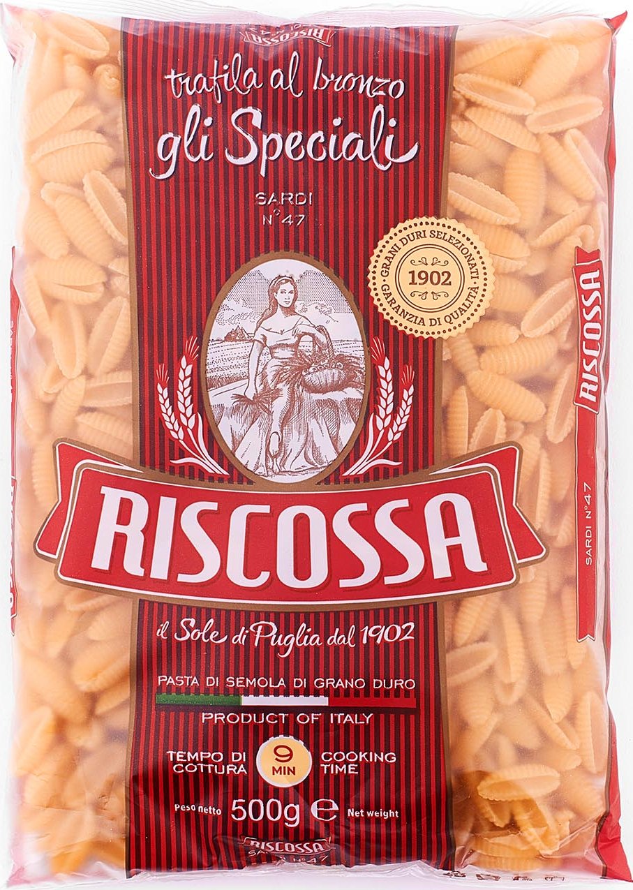 Pastificio Riscossa Sardi mušle 500 g od 36 Kč - Zbozi.cz