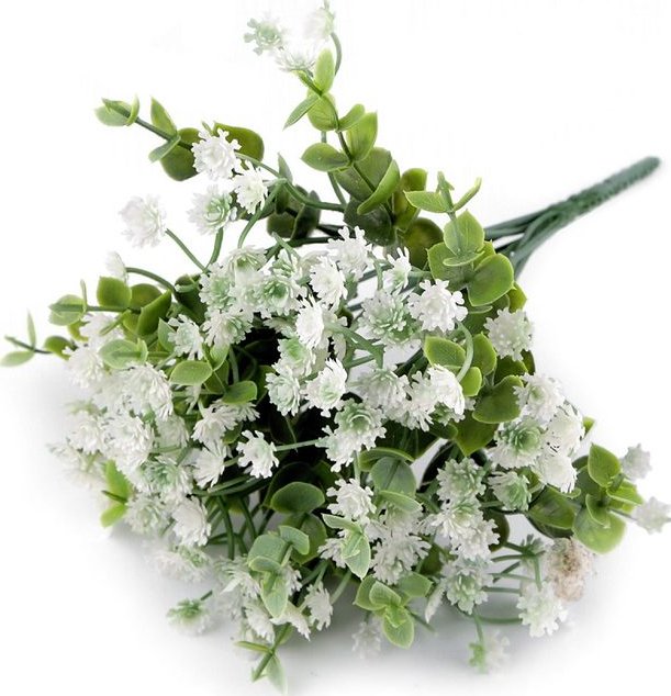 Stoklasa Umělá mini chryzantéma 17 cm bílá - Zbozi.cz