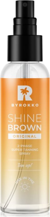BYROKKO Shine Brown Original 2-Phase Super Tanning Spray dvoufázový ...