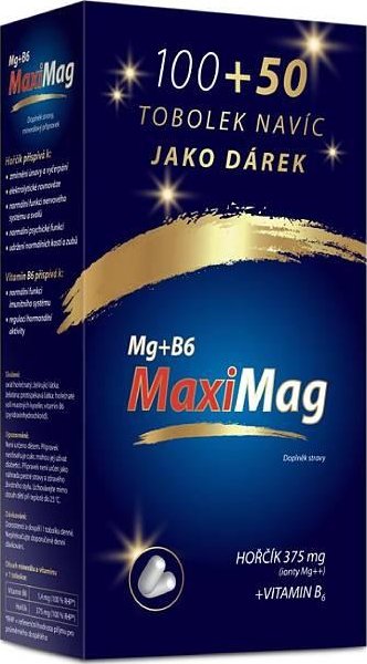 NP Pharma Zdrovit Maximag Hořčík 375 mg + B6 150 tob. dárkové balení od 276 Kč - Zbozi.cz
