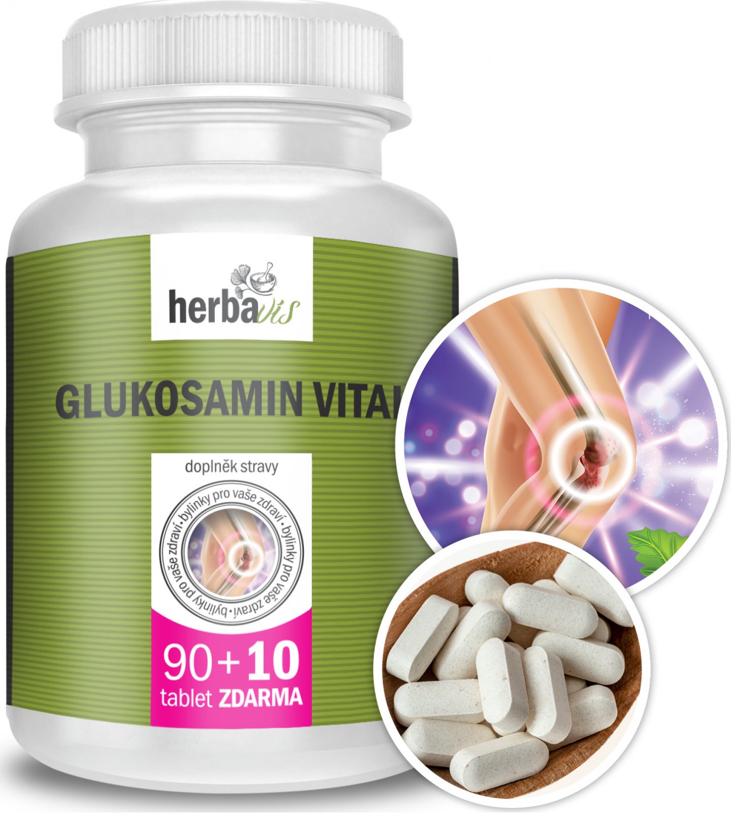 Herbavis Glukosamin Vital 100 tbl. od 349 Kč - Zbozi.cz
