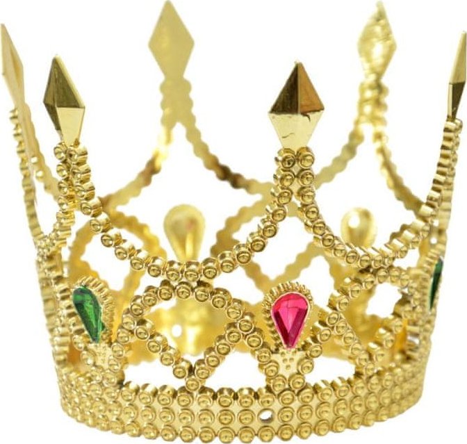Arpex Dětská korunka pro princezny 8 cm zlatá od 67 Kč - Zbozi.cz