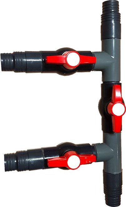 Techneco Praha Tříventilový obtok k tepelnému čerpadlu 32/38 mm - Zbozi.cz